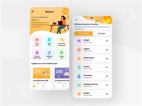 Elearning App UI Design On Behance