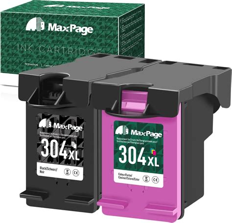 MaxPage 304 XL Ink Cartridge Combo Pack Remanufactured For HP 304XL