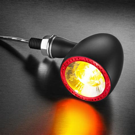Clignotant LED Kellermann Bullet 1000 DF Noir Avec Feu Stop Et Feu