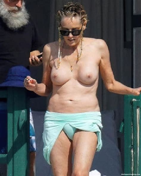 Sharon Stone Shows Her Nude Tits In France 14 Photos Updated Thefappening