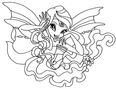 Tranh tô màu công chúa winx Công chúa phép thuật đẹp nhất
