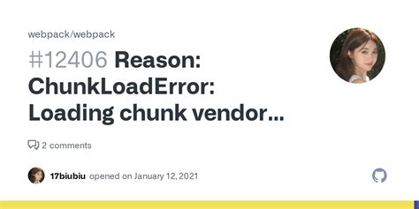 reason chunkloaderror loading chunk vendors node modules css loader dist runtime api js node