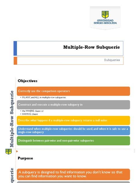 10 3 multiple row subqueries pdf sql computing