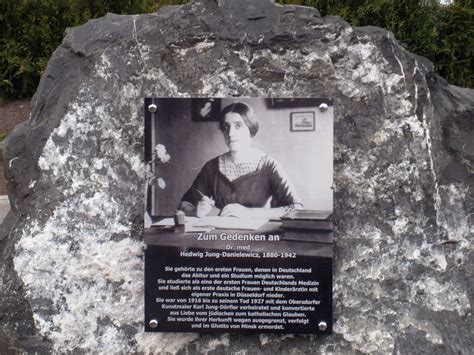 Gedenkstein Für Hedwig Jung Danielewicz Siwiarchivde