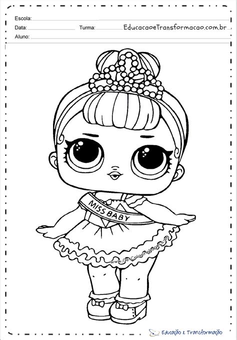 Desenhos de lol para colorir e imprimir Educação e Transformação