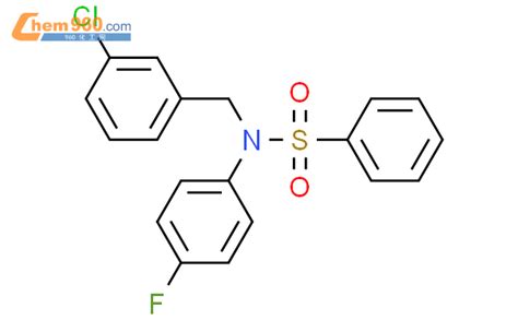 75137 20 1 Benzenesulfonamide N 3 Chlorophenyl Methyl N 4