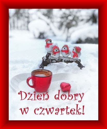 Ekartka Dzień dobry w czwartek E kartki net pl
