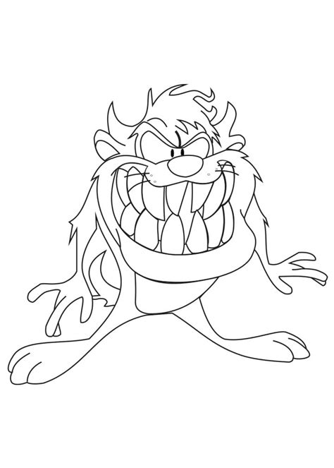 Desenhos De Taz Mania 5 Para Colorir E Imprimir ColorirOnline