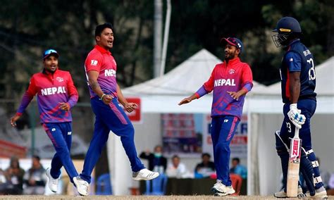 ICC Mens Cricket World Cup League 2 Nepal Beat United States By 35 Runs