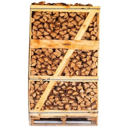 Grande palette de bois de chauffage en chêne 700 kilogrammes bois