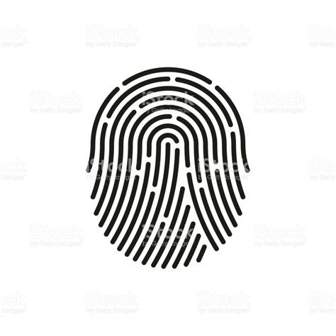 Fingerprint Icon Vector 165700 Free Icons Library