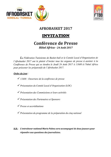 invitation conférence de presse FTBB