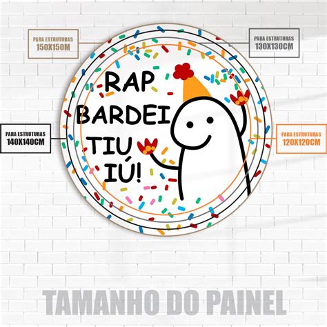 Painel Sublimado Redondo 150cm Veste Fácil Flork Elo7