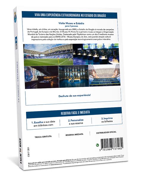 Pack oferta FC Porto Experience 2 bilhetes estádio museu Lifecooler
