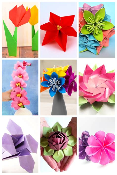 How To Make A Origami Flower With One Piece Of Paper Home Alqu