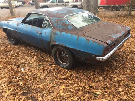 Camaro X Project Lemans Blue White Gut A C Complete Unmolested