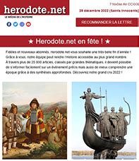 Notre Lettre Les Chroniques D Herodote Net En 2022 Herodote Net