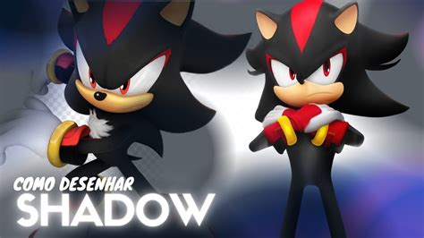 COMO DESENHAR O SHADOW Do Sonic Como Desenhar O Shadow BABYCATS