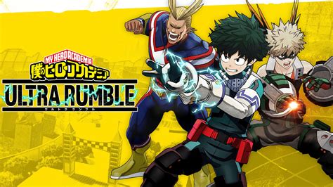 My Hero Academia Ultra Rumble Debut Trailer Gameplay And Details