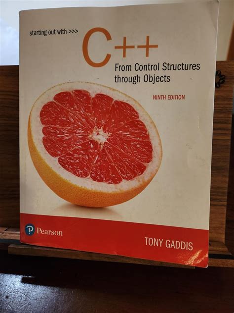 starting out with c from control structures through objects global edition 9th edition tony
