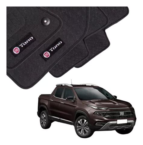 Tapete Automotivo Fiat Toro Impermeável Borracha Pvc 2023 Frete grátis