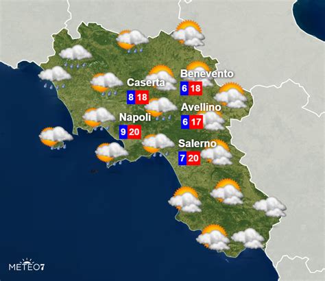 METEO Campania ALLERTA METEO gialla per Martedì 3 Dicembre 2019 più