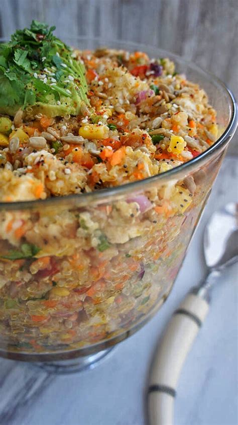 Ensalada De Quinoa Con Pollo Juntos Sabe Mejor