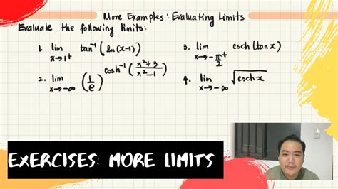 calculus limits involving transcendental functions solved examples youtube