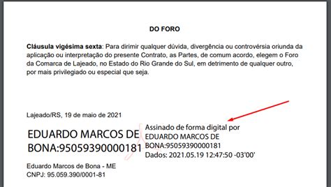 Certificado De Assinatura Digital Minuta De Contrato De Trabalho A