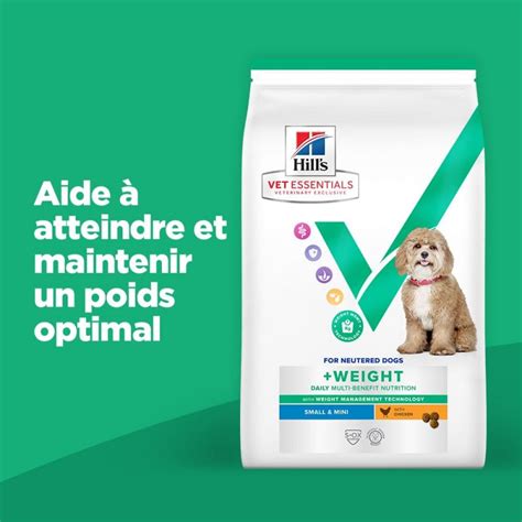 Croquettes Vet Essentials Petit Chien Multi Benefits Weight