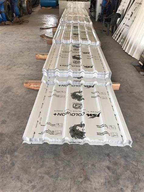 Upto 1500 Mm Galvanized JSW Colour Coated Roofing Sheet Material Grade