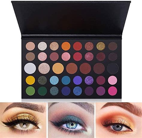 Paleta de sombra de ojos Maquillaje Contorno metálico Sombra de ojos