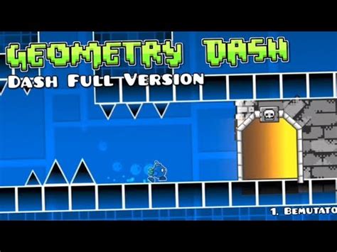 DASH FULL VERSION Geometry Dash pálya bemutató 1 rész YouTube