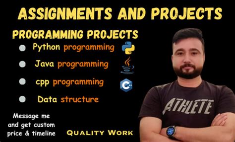 do your coding assignment tasks and projects in java cpp and python programming by hassaan9 1