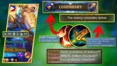 NEW ITEM SWIFT CROSSBOW FOR ALDOUS TOO BROKEN LITERALLY OVERPOWER