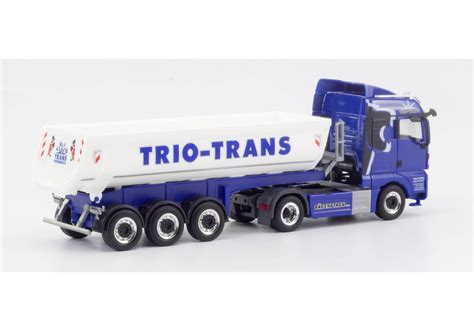 Herpa MAN TGX XLX Euro 6c Thermomulden Sattelzug Trio Trans 310673
