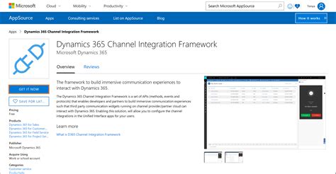 Get Dynamics Channel Integration Framework Microsoft Learn