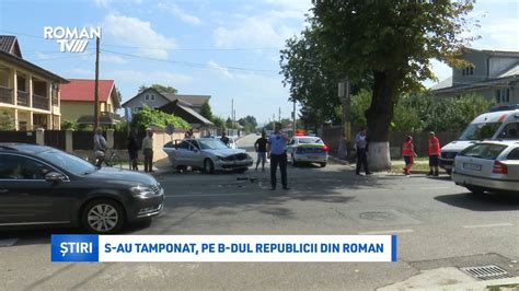 S Au Tamponat Pe B Dul Republicii Din Roman YouTube