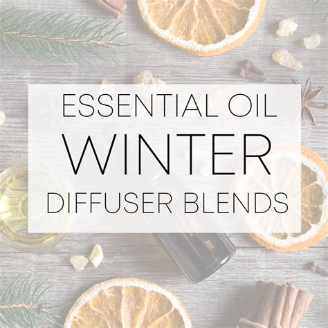 Essential Oil Winter Diffuser Blends Diffuser Blends Christmas