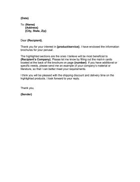 Transmittal Letter Template