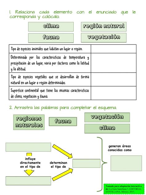 Ejercicio Interactivo De Regiones Naturales De Los Continentes Texts