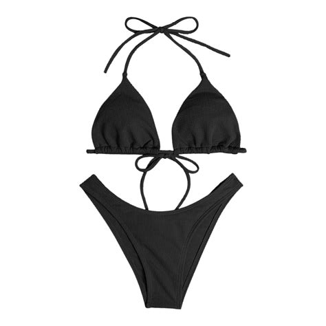 Viegine Sexy Push Up Knotted Bikini Swimwear Bikinis Bathing Beachwear Sexy Girl Thong