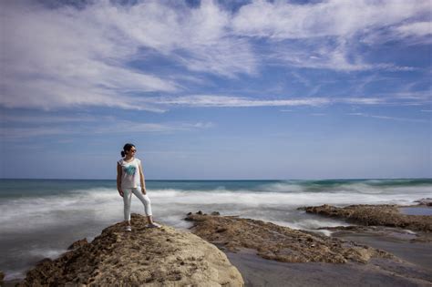 Wallpaper Sinar Matahari Pemandangan Potret Laut Teluk Batu