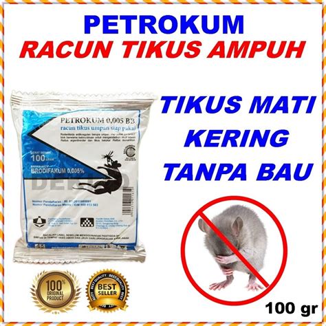 Jual Racun Tikus Petrokum Rodentisida Super Ampuh Mati Kering Tidak