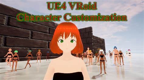 WIP Character Customization In UE4 For VRoid Characters YouTube