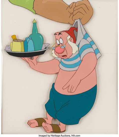 Peter Pan Mr Smee Production Cel Walt Disney Animation Cel
