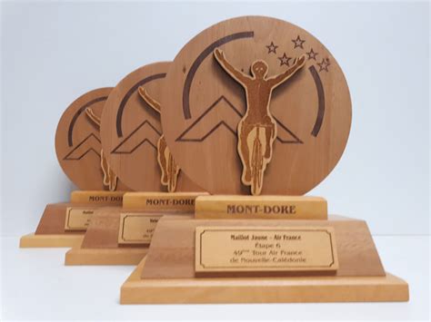 Trophées personnalisés Laser Art Pacific