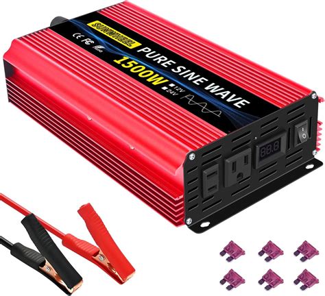 Amazon SUNWHEEL 3000 Watt Pure Sine Wave Power Inverter DC 24V To