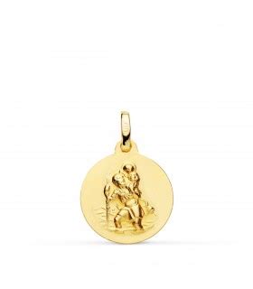 Medallas de San Cristóbal Oro 18K Alda Joyeros