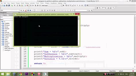 c program to perform addition subtraction multiplication and division learn c programming p6